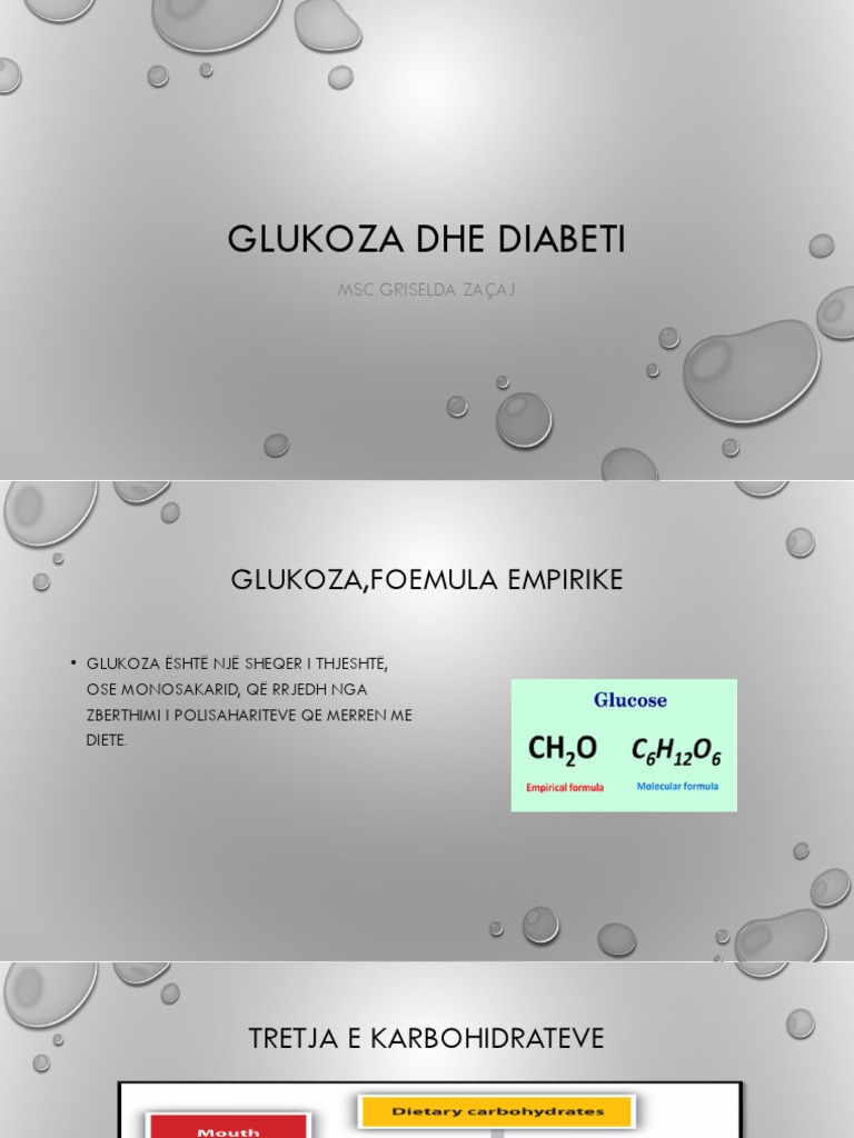 Glukoza DHE DIABETI | PDF