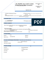 Delhi Water & Sewer Connection Form | PDF | Identity Document | Deed