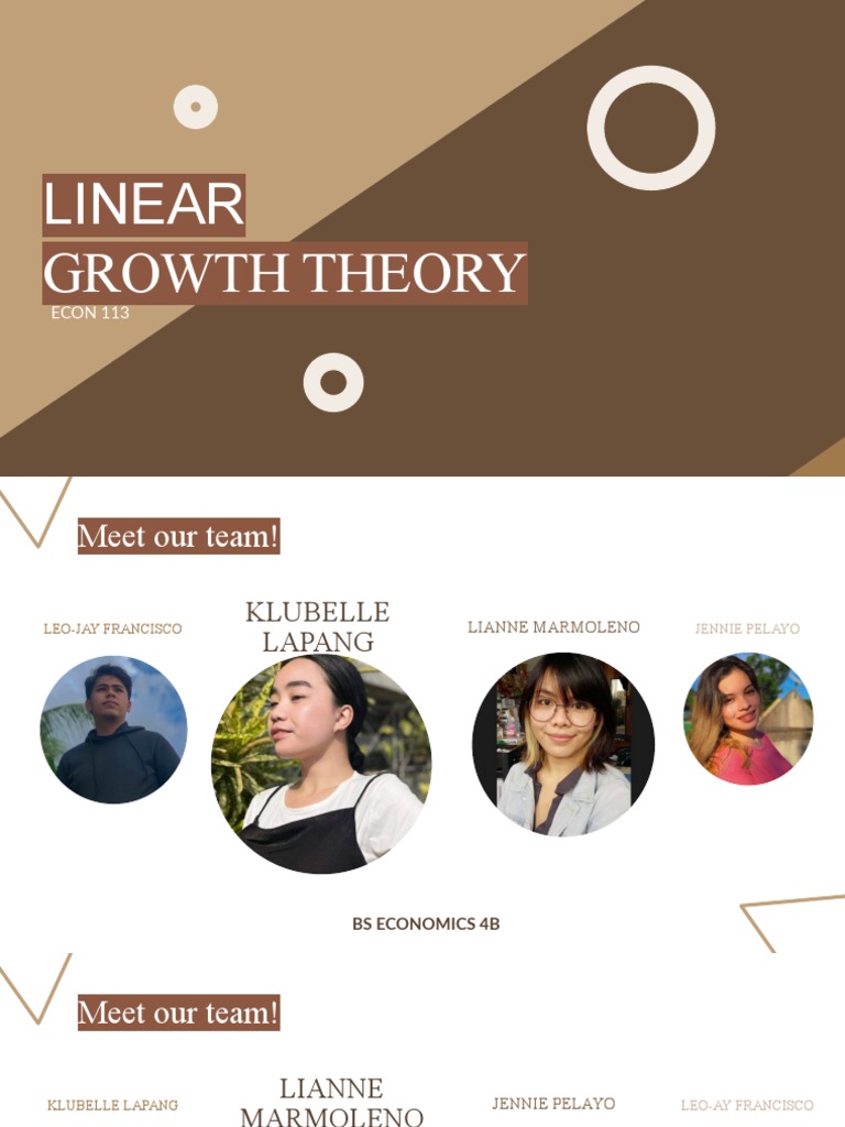 Linear Growth Model | PDF | Economies | Macroeconomics