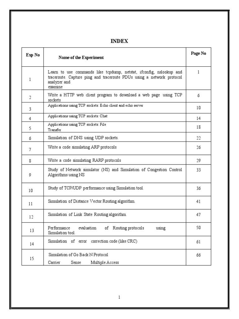 Cn Lab Record Final Pdf Internet Architecture Cyberspace 