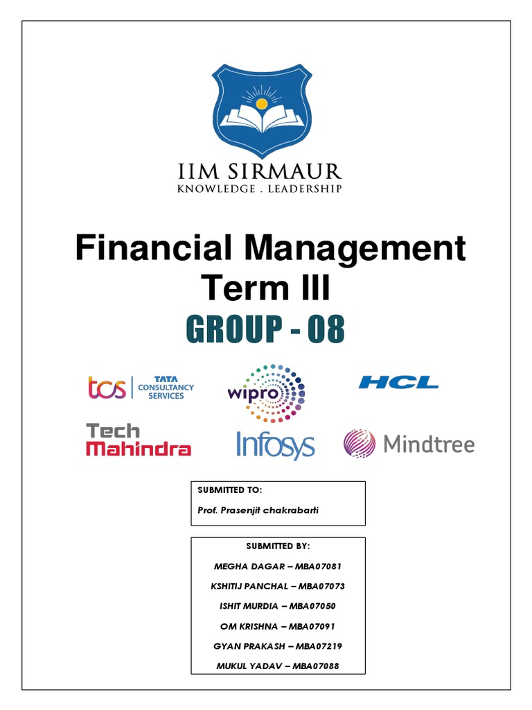 FM Report Group8 | PDF | Dividend | Capital Structure