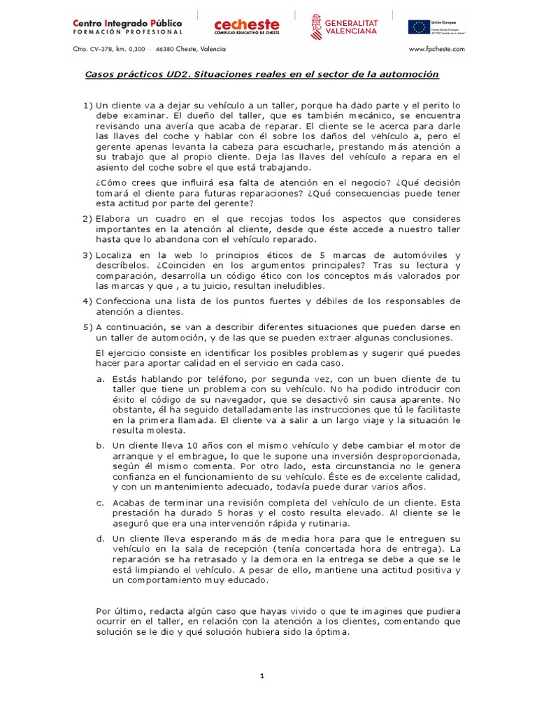 Casos Prácticos UD2 | PDF