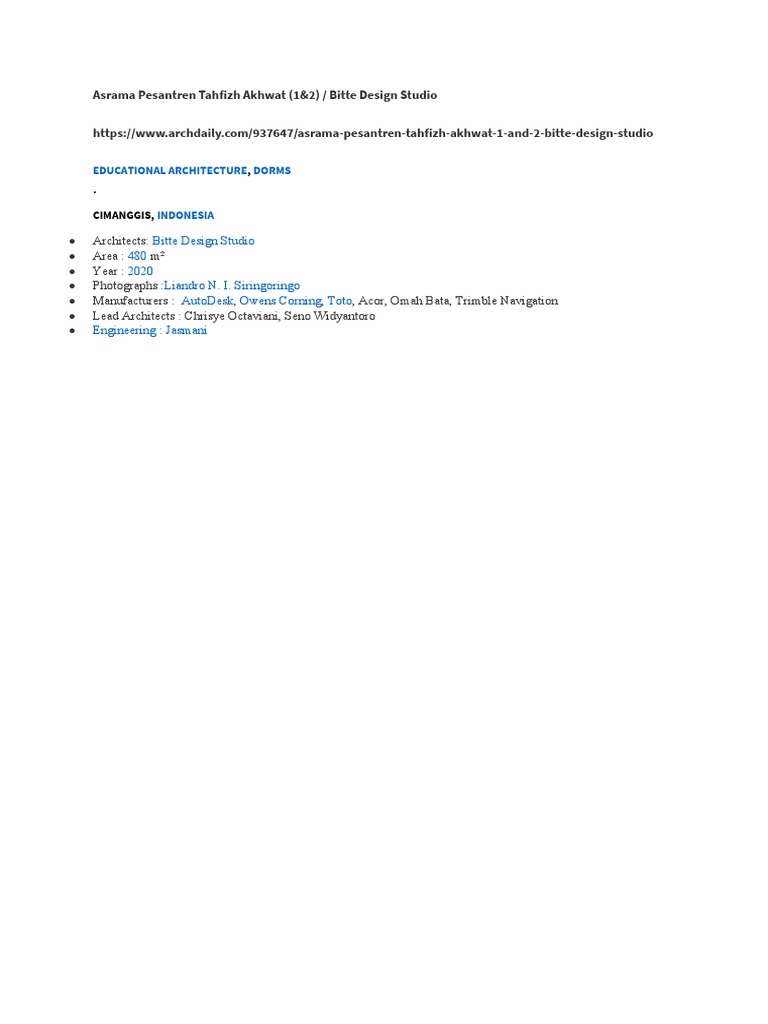 Studi Kasus Rusun | PDF