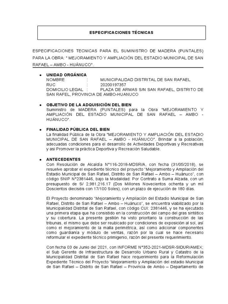 Ee - TT Madera (Puntales) | PDF