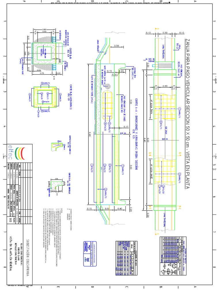 Plano 03 Detalle Puente Cajon | PDF | Ingeniero civil | Albañilería
