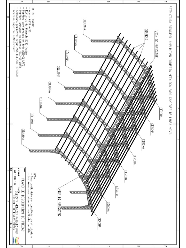 Plano 04 Vista 3d Tinglado | PDF