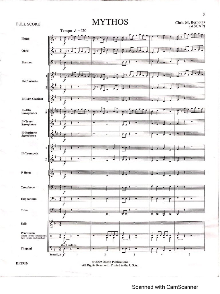 Mythos Score | PDF