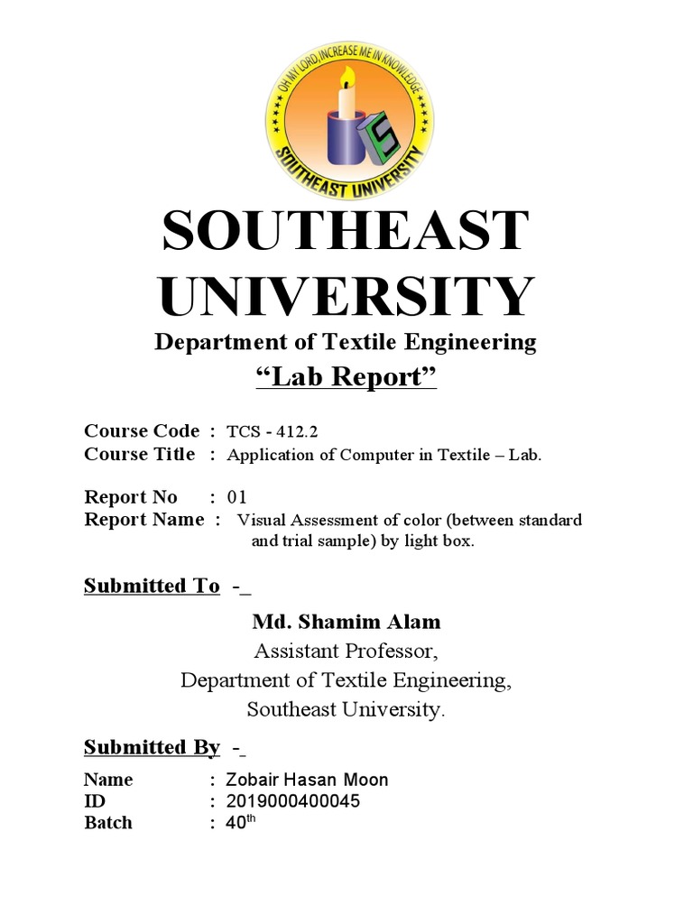 Visual Assessment of Color (Between Standard and Trial Sample) by Light Box. | PDF | Ultraviolet ...