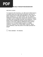 Belbin Questionnaire | PDF