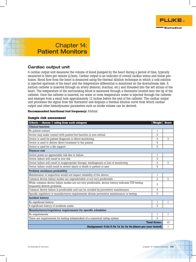 Patient Monitor Fluke | PDF | Blood Pressure | Monitoring (Medicine)
