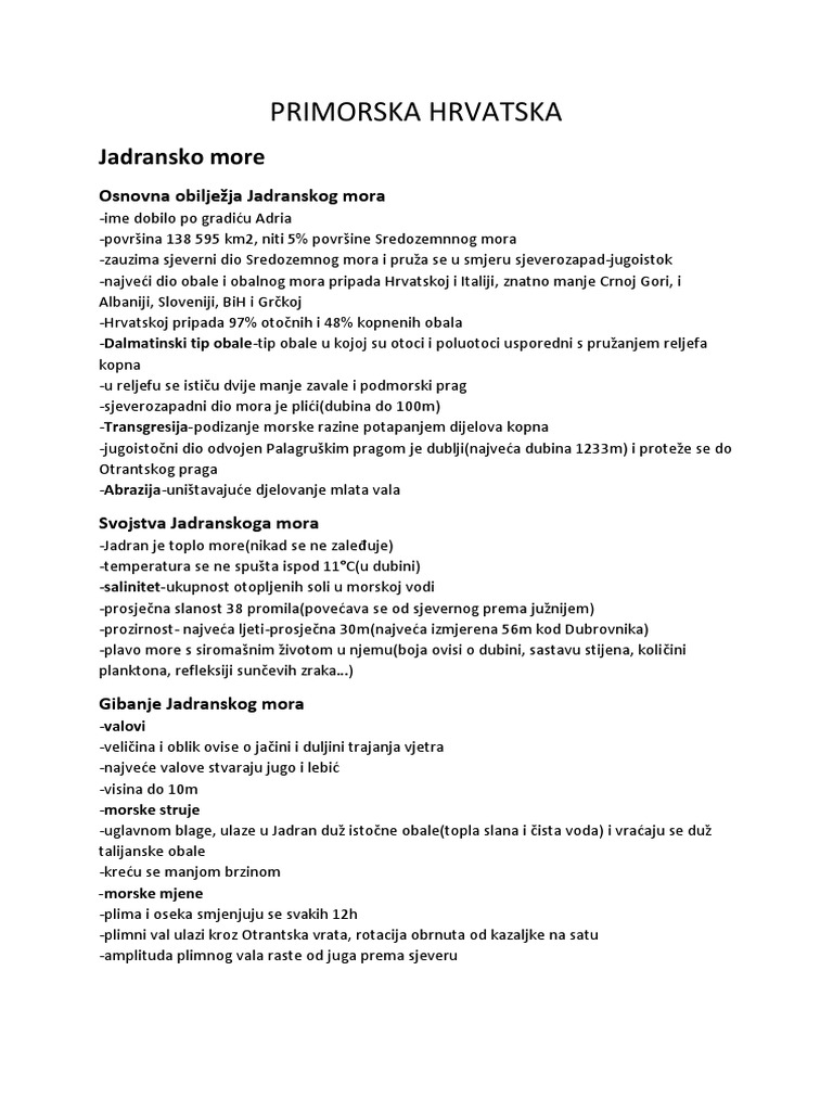 Primorska Hrvatska | PDF