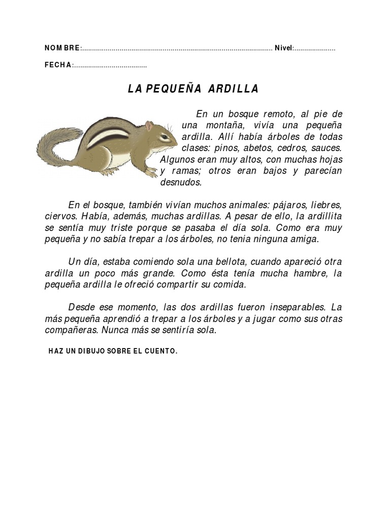 Actividades de Comprension Lectora 8 | PDF