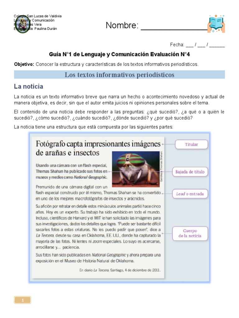 Estructura de Textos Informativos para Niños | PDF | Residuos | Flores