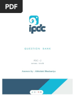 IPDC-2 Question Bank (2021-2022) Answers by Abhishek | PDF | Goal | Forgiveness
