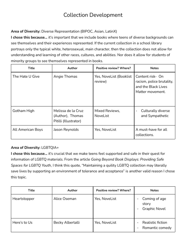 Enhancing Diverse Library Collections | PDF | Autism Spectrum | Autism