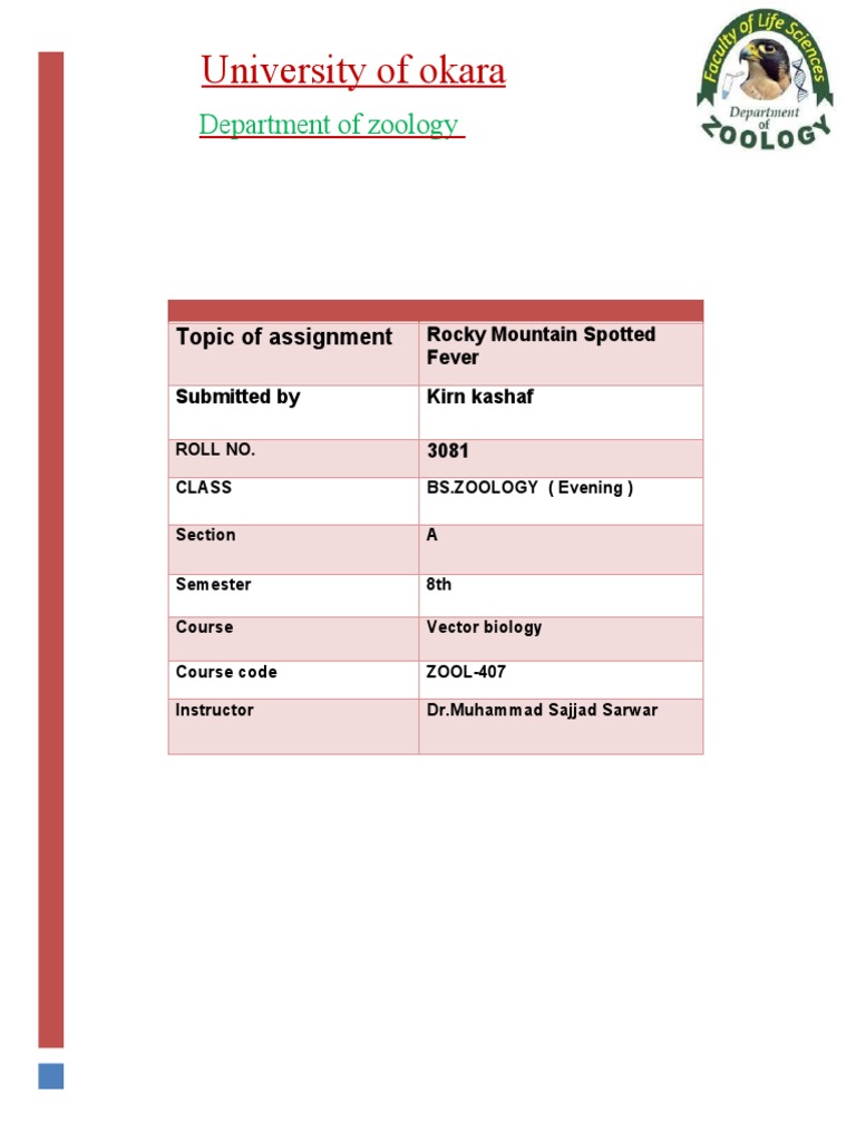Rocky Mountain Spotted Fever Overview | PDF | Diseases And Disorders ...