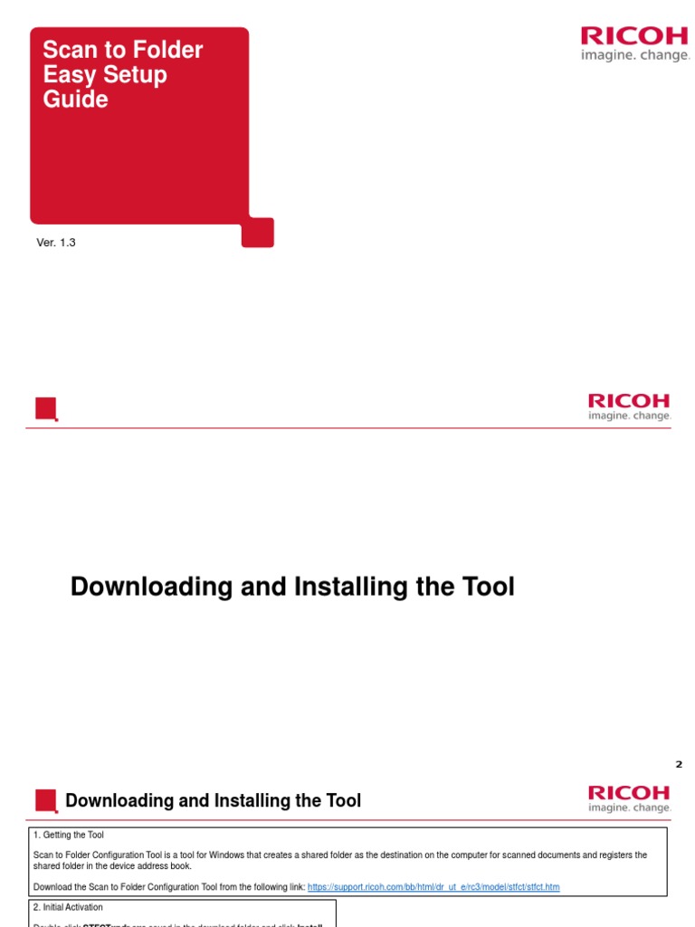 Scan To Folder Easy Setup Guide | PDF | Password | Internet Protocols
