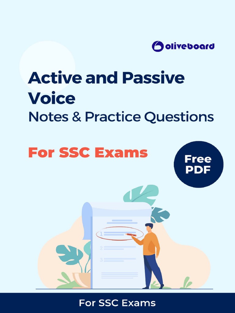 Active and Passive Voice SSC 1668004169001 OB | PDF | Verb | Subject (Grammar)