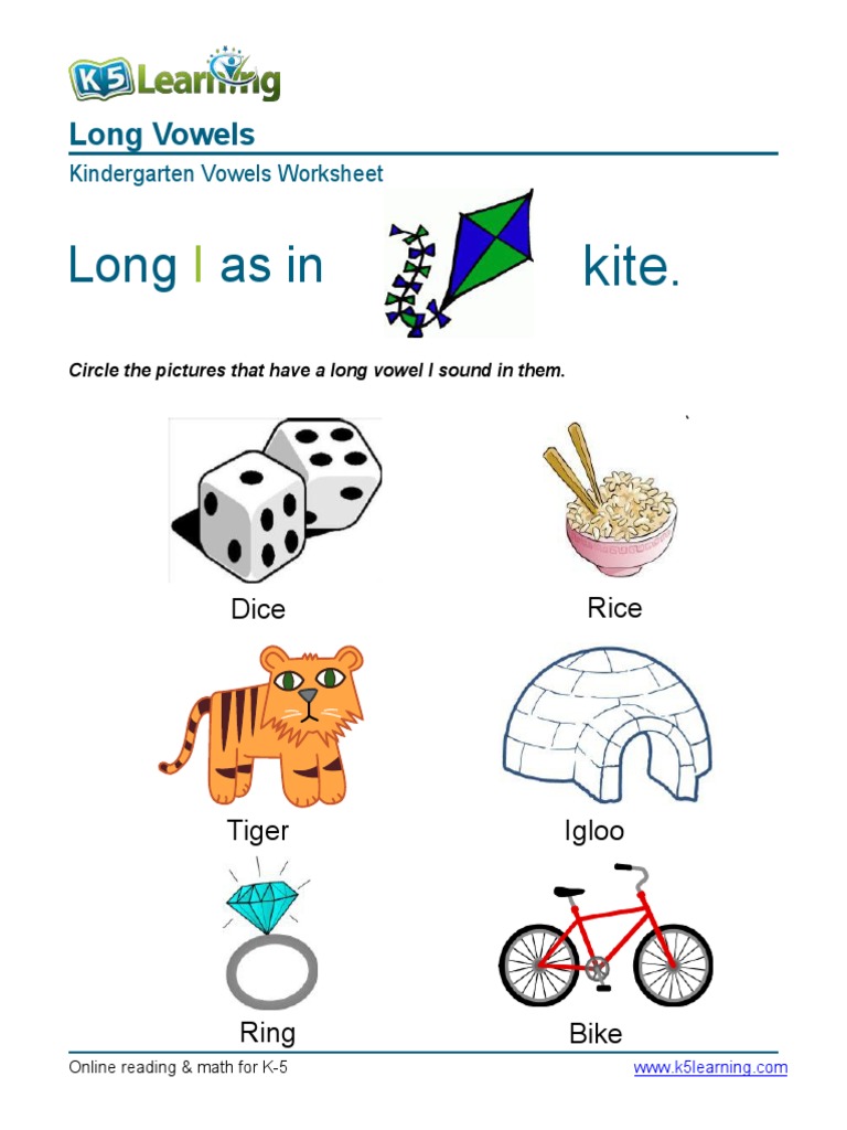Long Vowels I | PDF