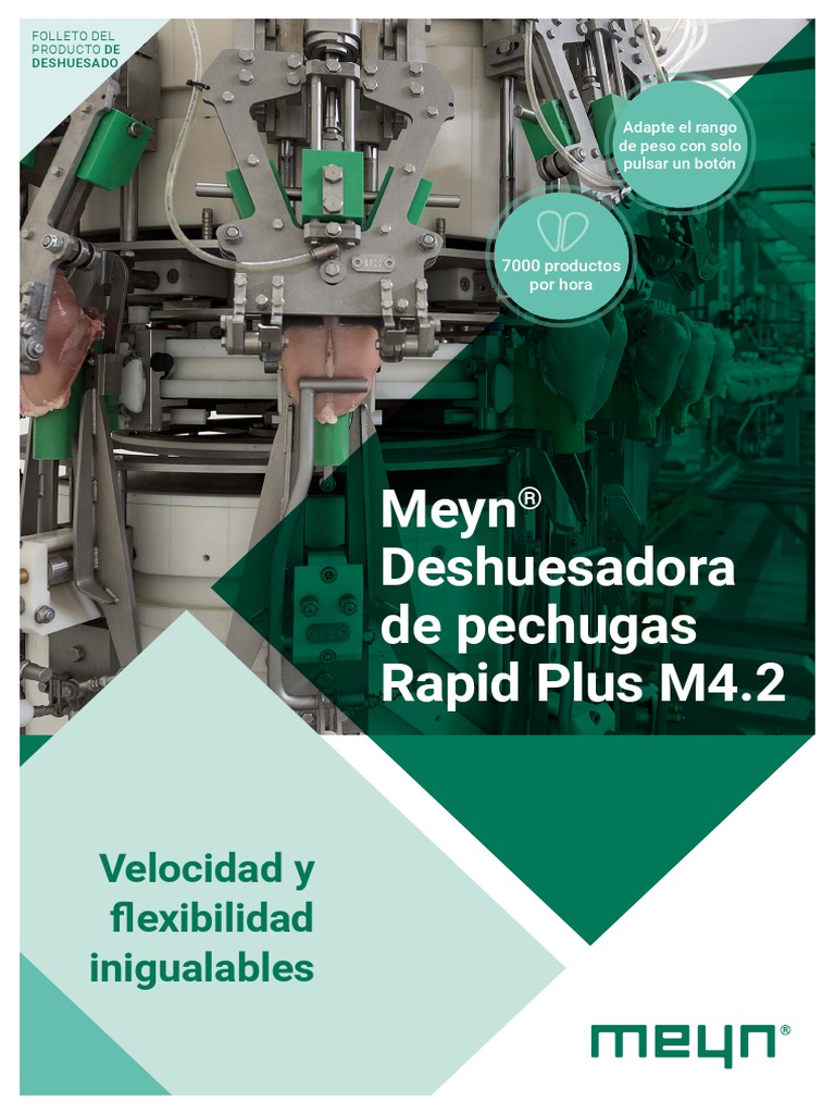 WEB Meyn Leaflet Rapid Plus Breast Deboner M4.2 ES 01.1 | PDF | Carne ...