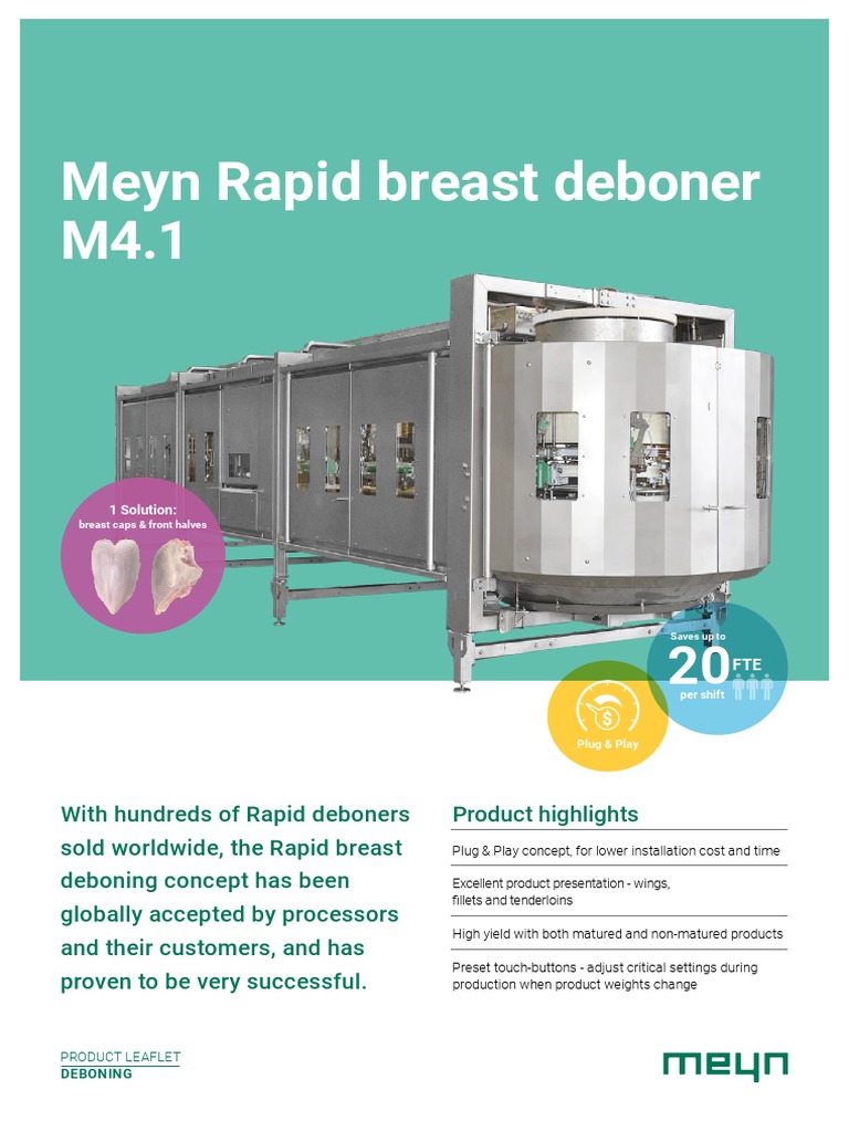 PrLe Rapid Breast Deboner M4.1 02 | PDF