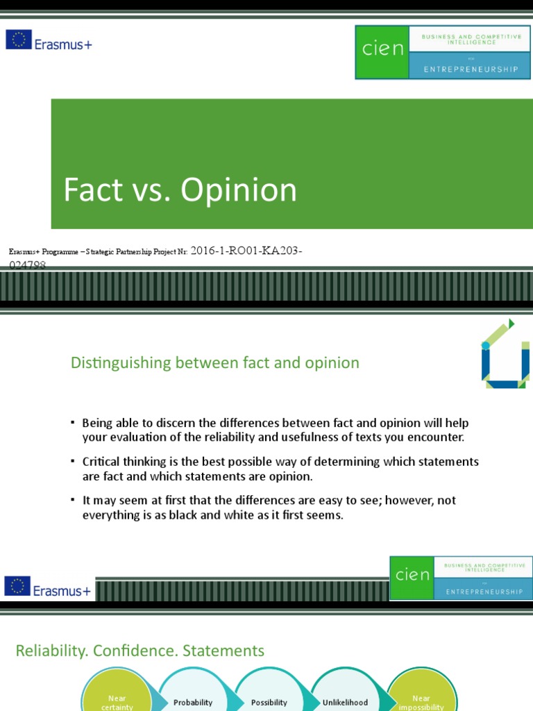 Understanding Facts and Opinions | PDF | Evidence | Causality