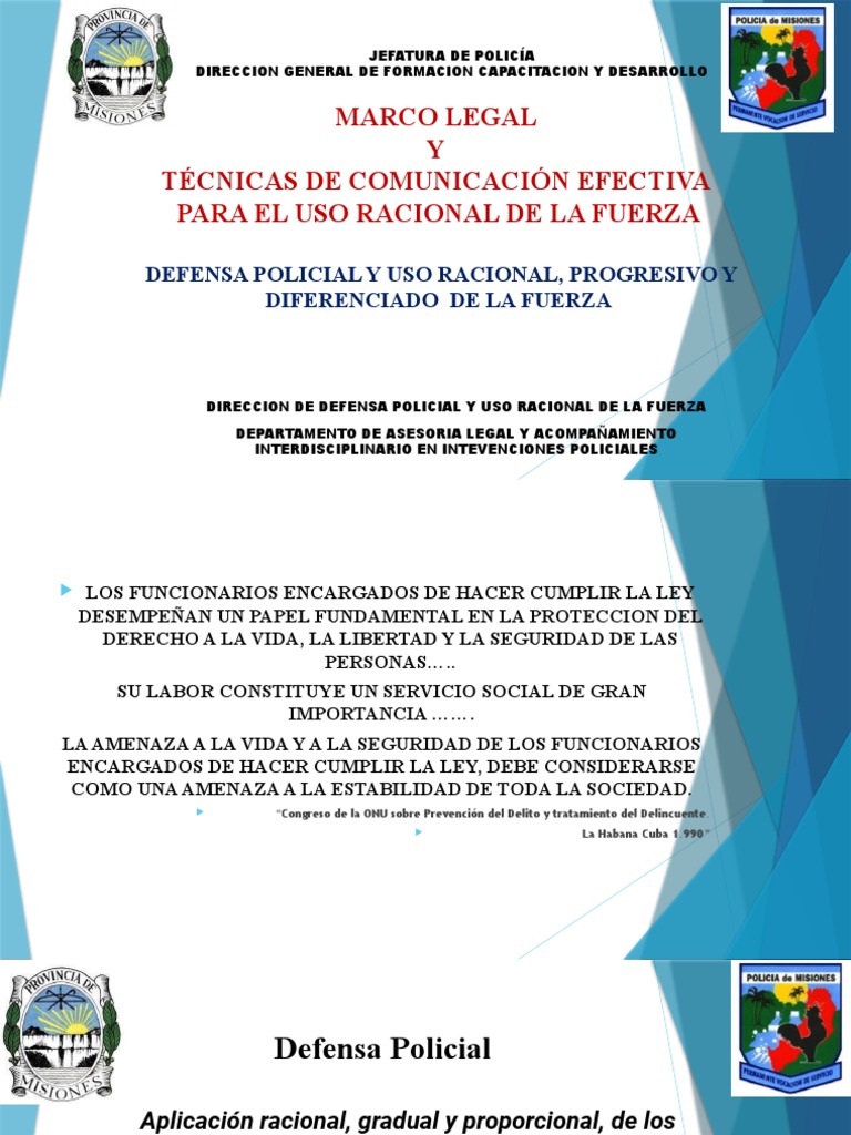 Bloque Dos Modulo Uno Defensa Policial | PDF | Policía | Autodefensa