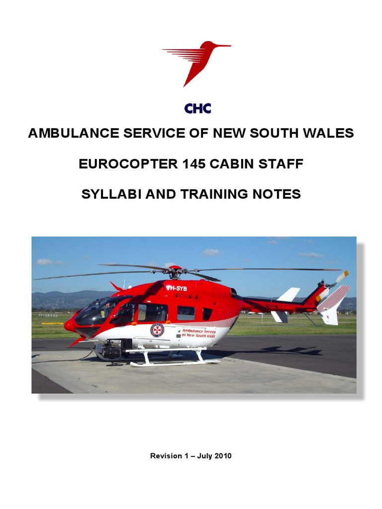 EC145 ASNSW Training Manual | PDF | Flight Attendant | Emergency ...