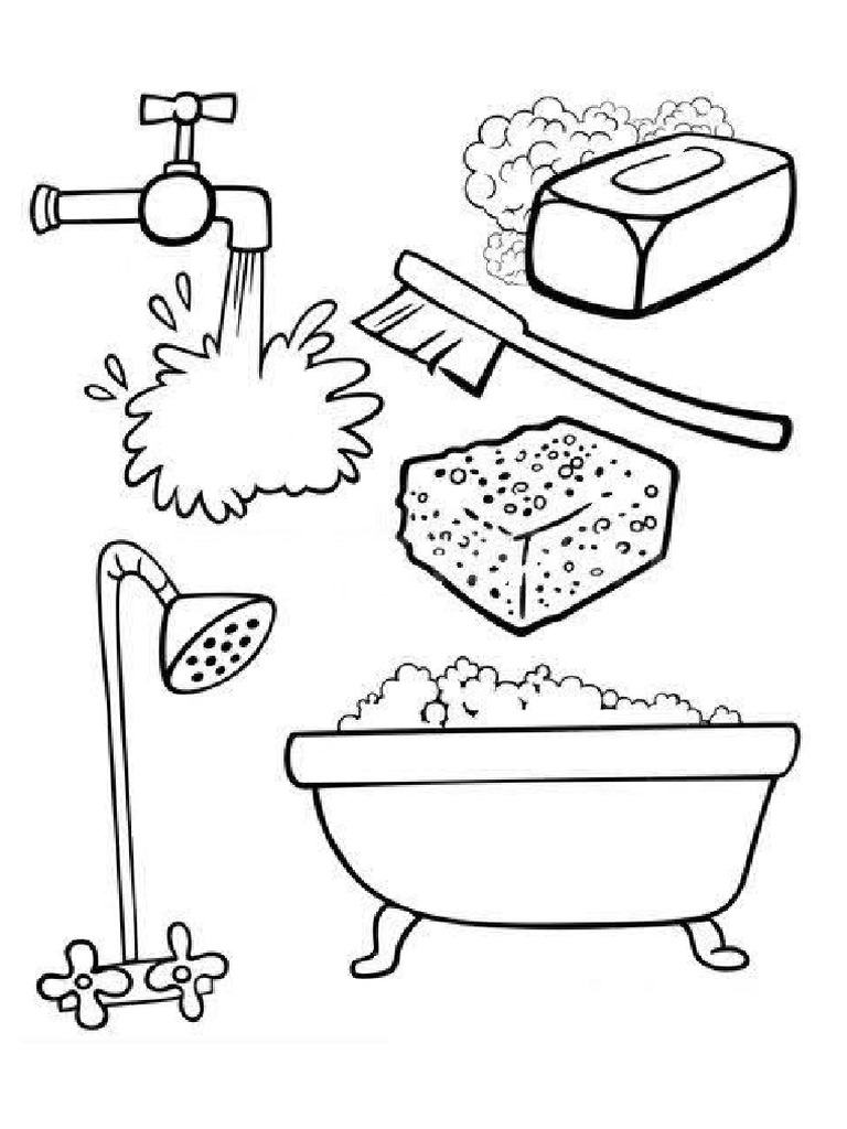 Desene de Colorat Cu Igiena | PDF