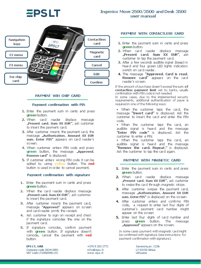 Move 2500 | PDF | Personal Identification Number | Payments