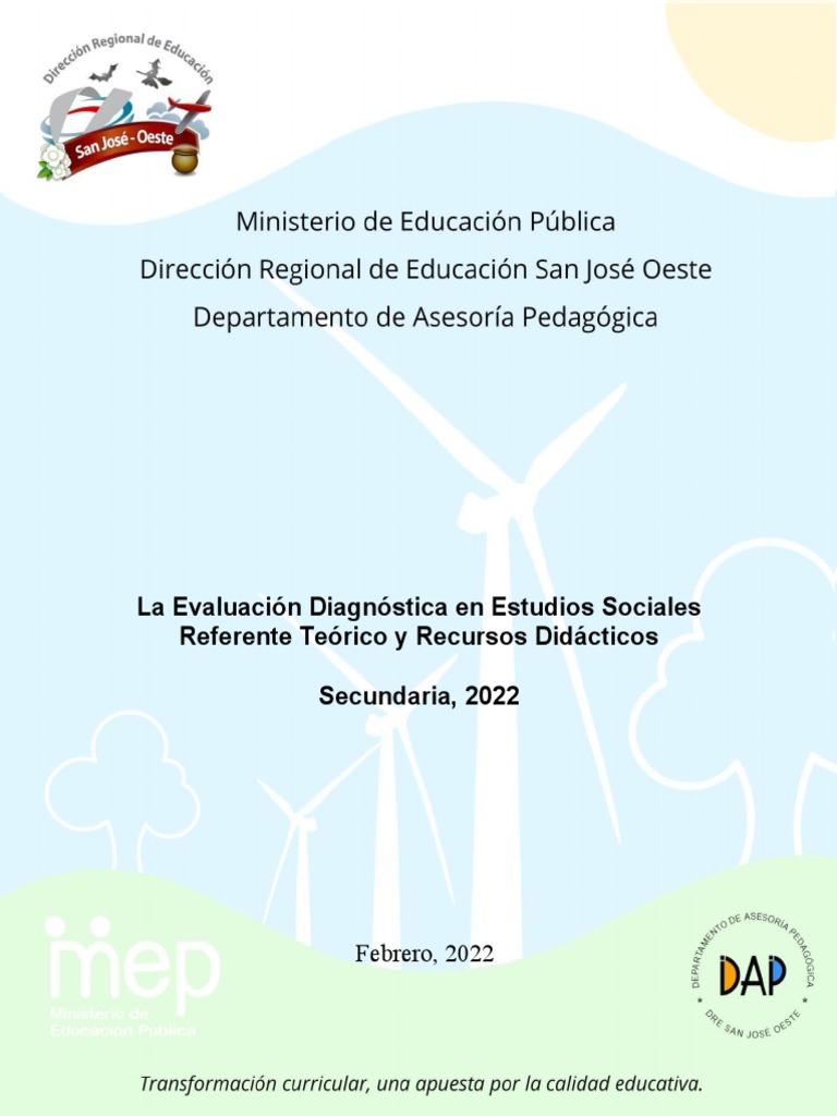 La Evaluación Diagnóstica en Estudios Sociales | PDF | Evaluación | Geografía