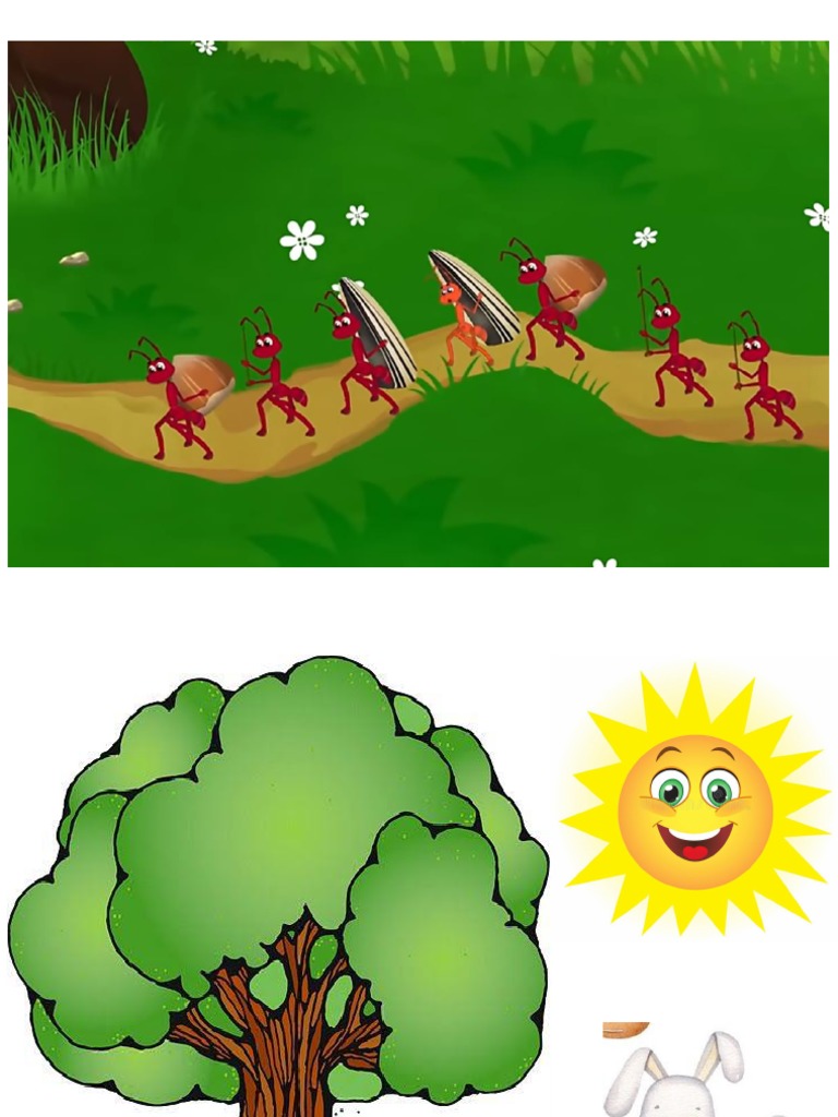 Cuento La Cigarra y La Hormiga | PDF