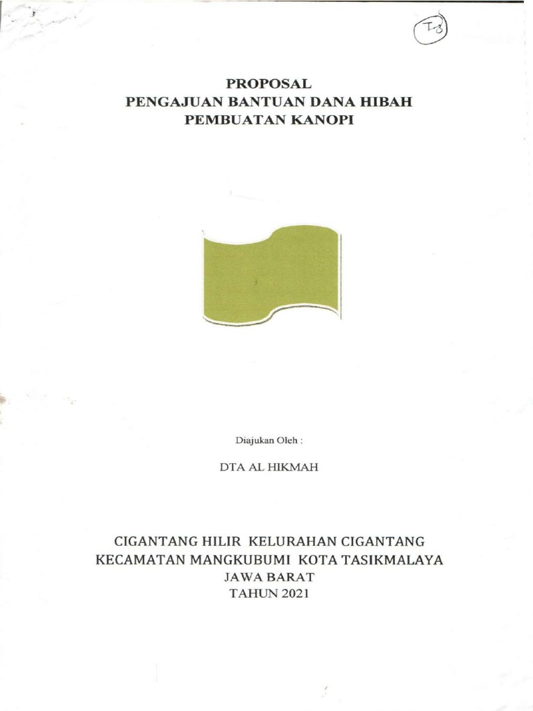 Proposal Kanopi | PDF