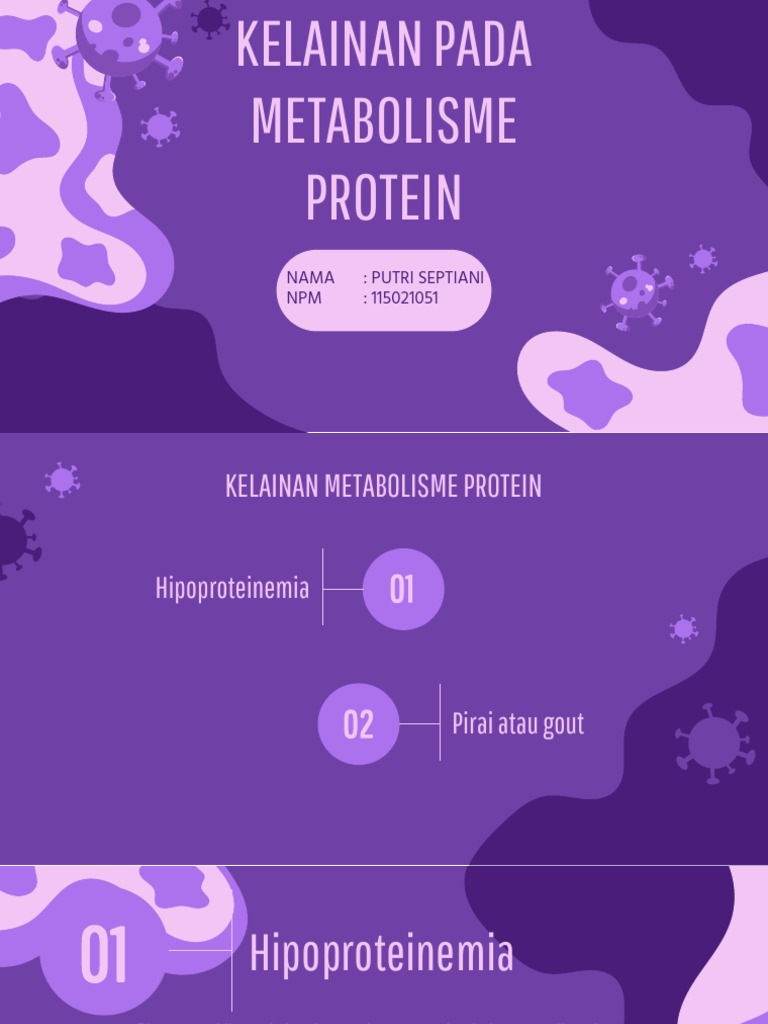 Biomedik 2 - Putri Septiani - Kelainan Pada Metabolisme Protein | PDF