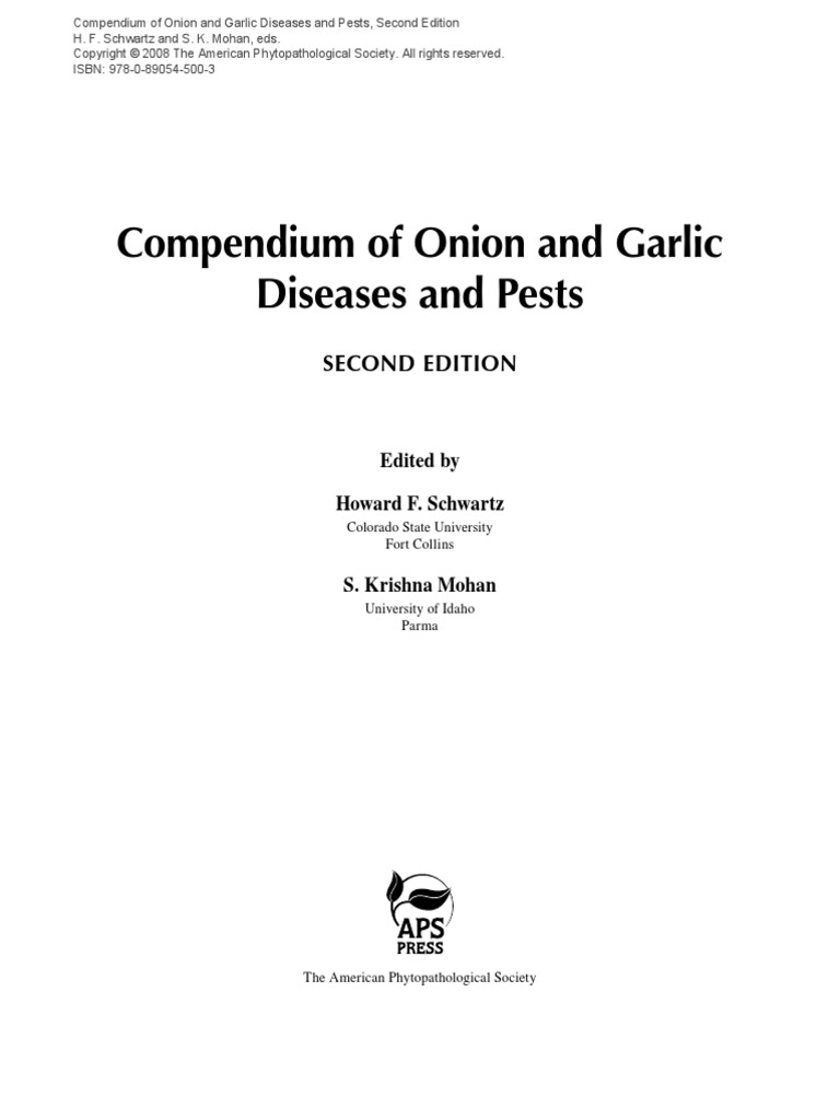 Compendium of Onion | PDF | Onion | Agriculture