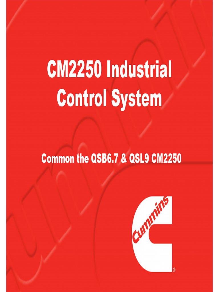 CM2250 Control System Overview | PDF | Throttle | Diesel Engine