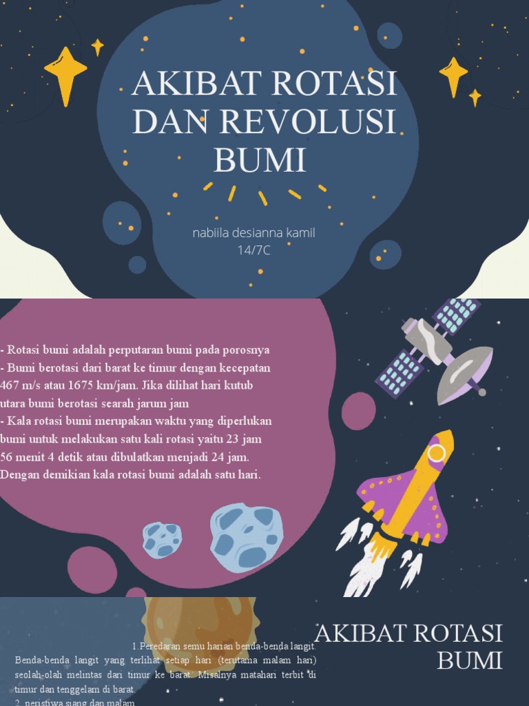 Akibat Rotasi dan Revolusi Bumi | PDF | Sains & Matematika