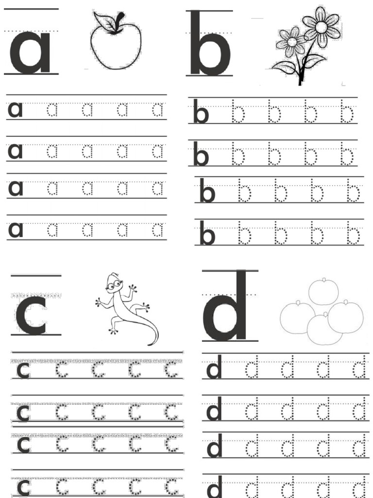 Menebali Huruf A - Z | PDF