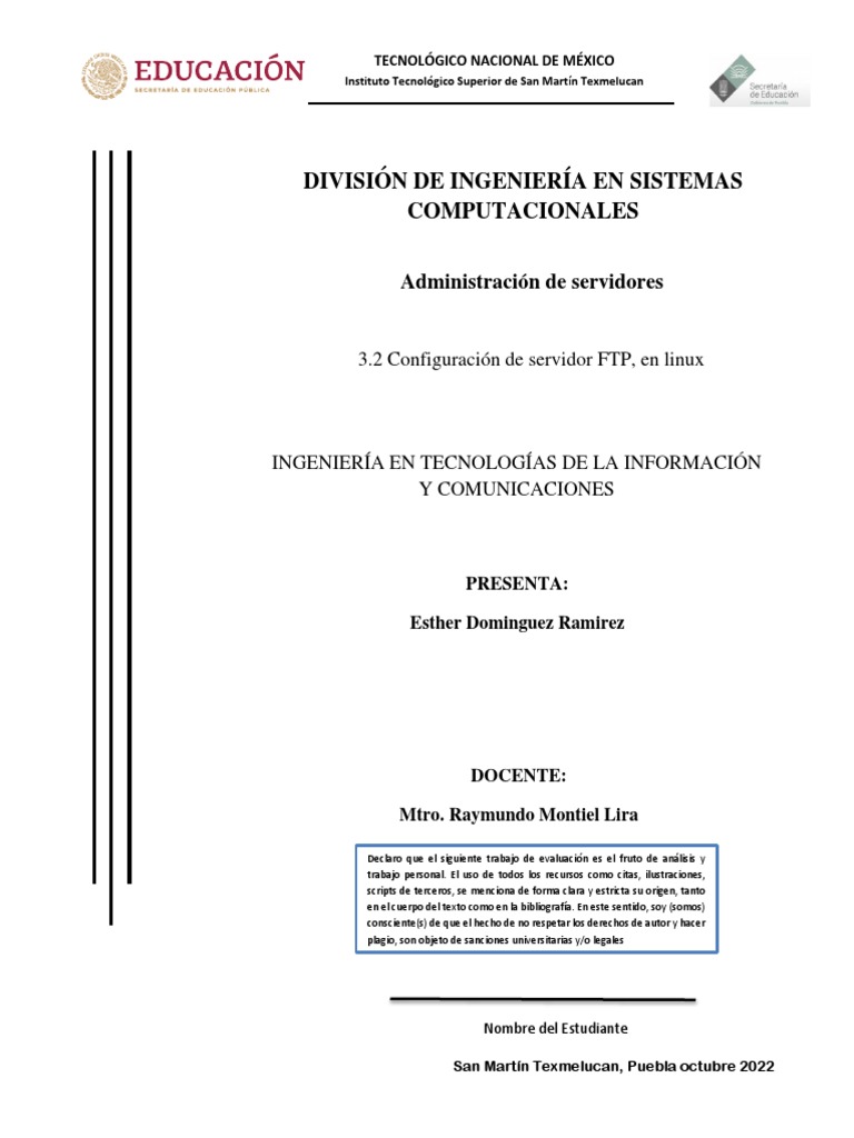 Configuración de Servidor FTP Linux | PDF | Protocolo de transferencia de archivos | Edad de ...
