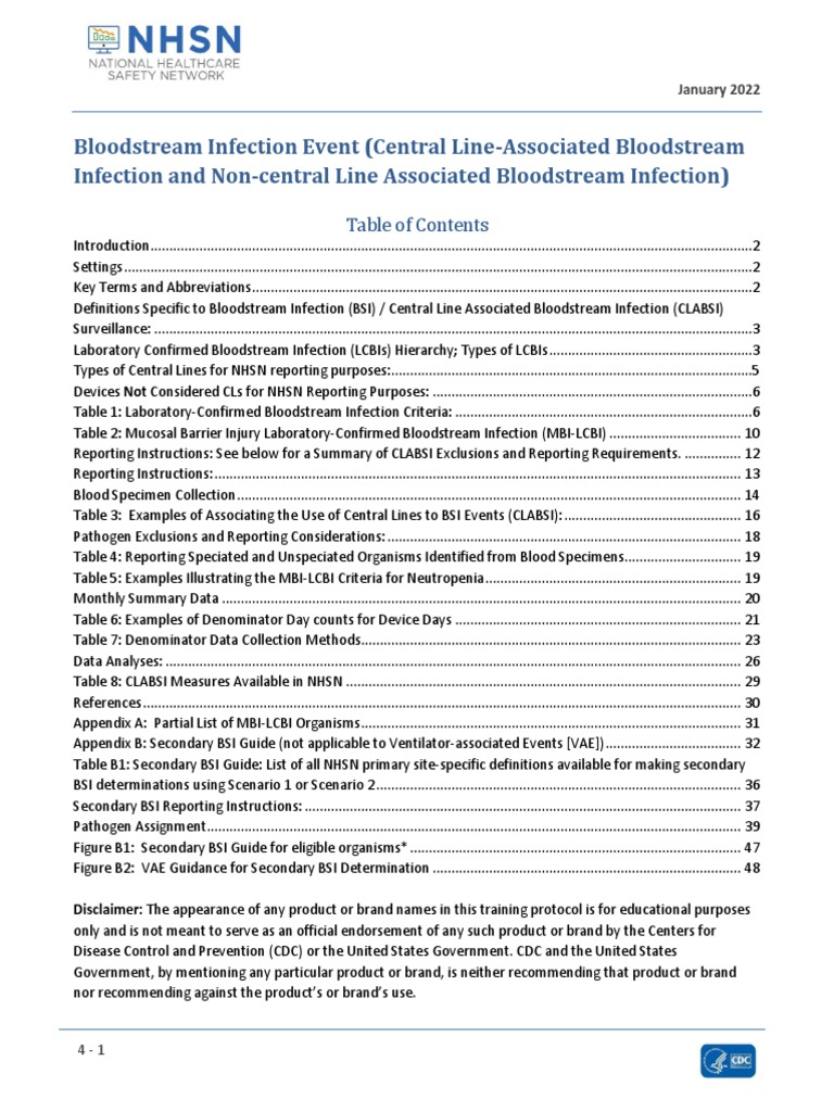 CLABSI | PDF | Catheter | Intravenous Therapy