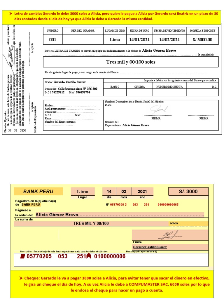 MODELO DE TITULOS VALORES CMP | PDF | Pagaré | Bancario