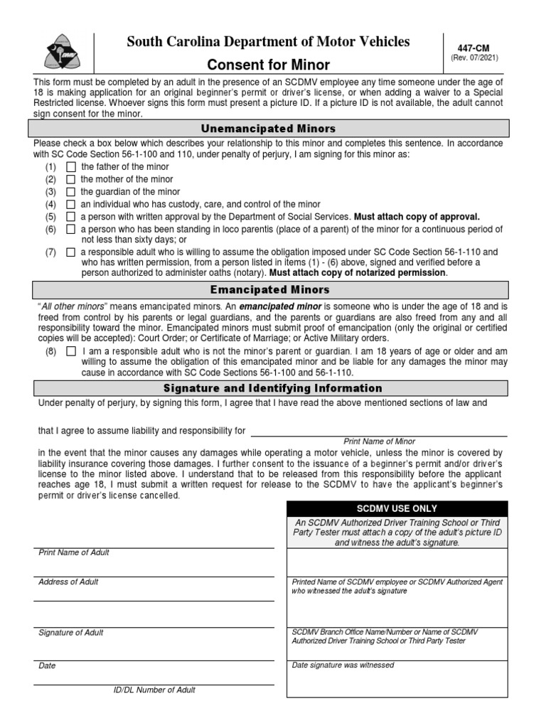 447 CM | PDF | Notary Public | Minor (Law)