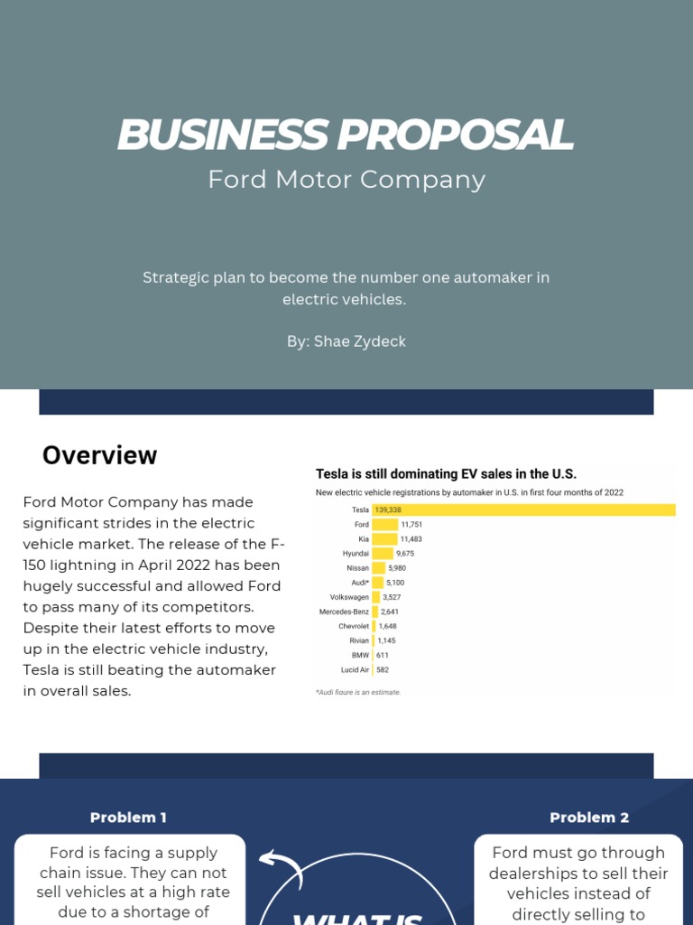 Business Proposal - SZ | PDF | Ford Motor Company | Car Dealership