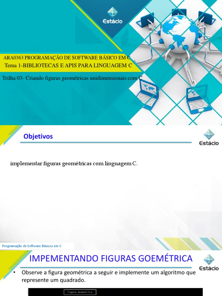 Trilha 03 - Criando Figuras Geometricas Com C | Download grátis PDF ...