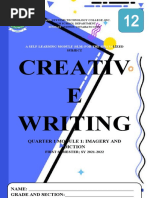 Creative Writing Module 1 Imagery | PDF | Senses | Mental Image
