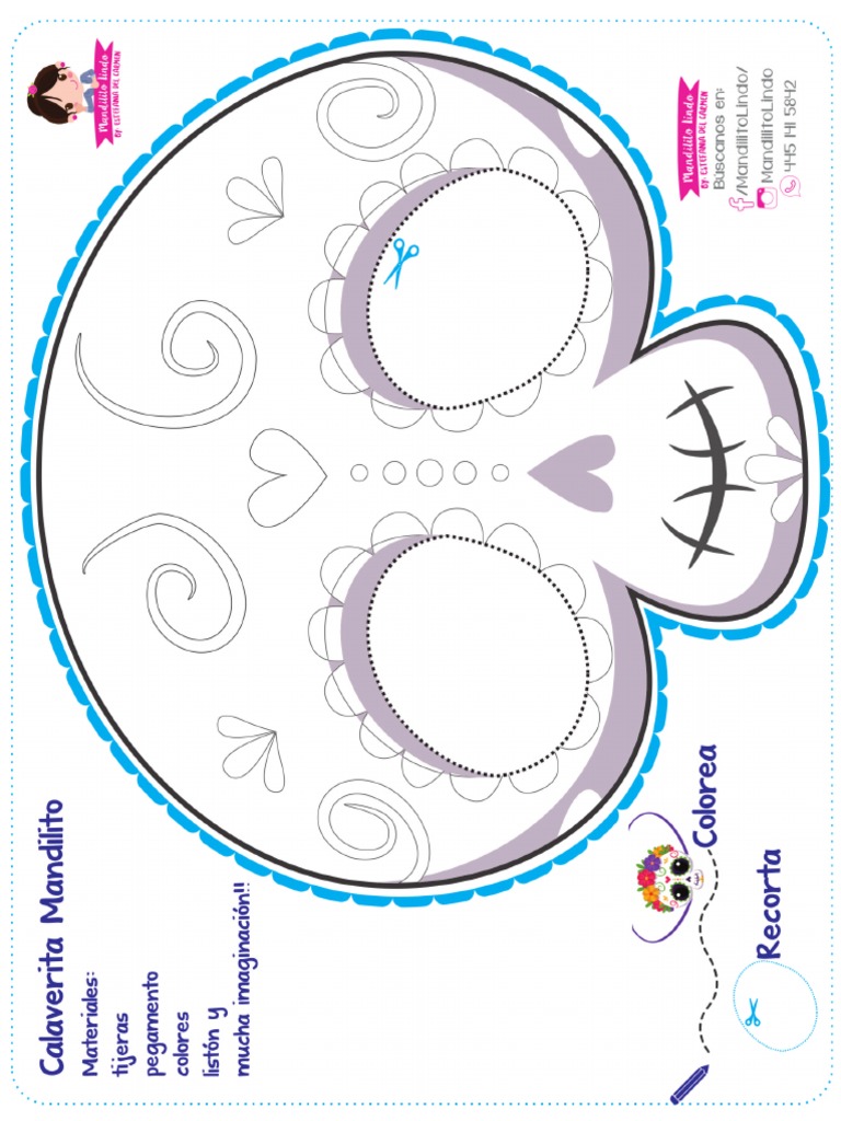 Mascara Calavera Kb0sef | PDF