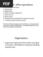 Introduction To Hotel Operation | PDF | Inn | Hotel