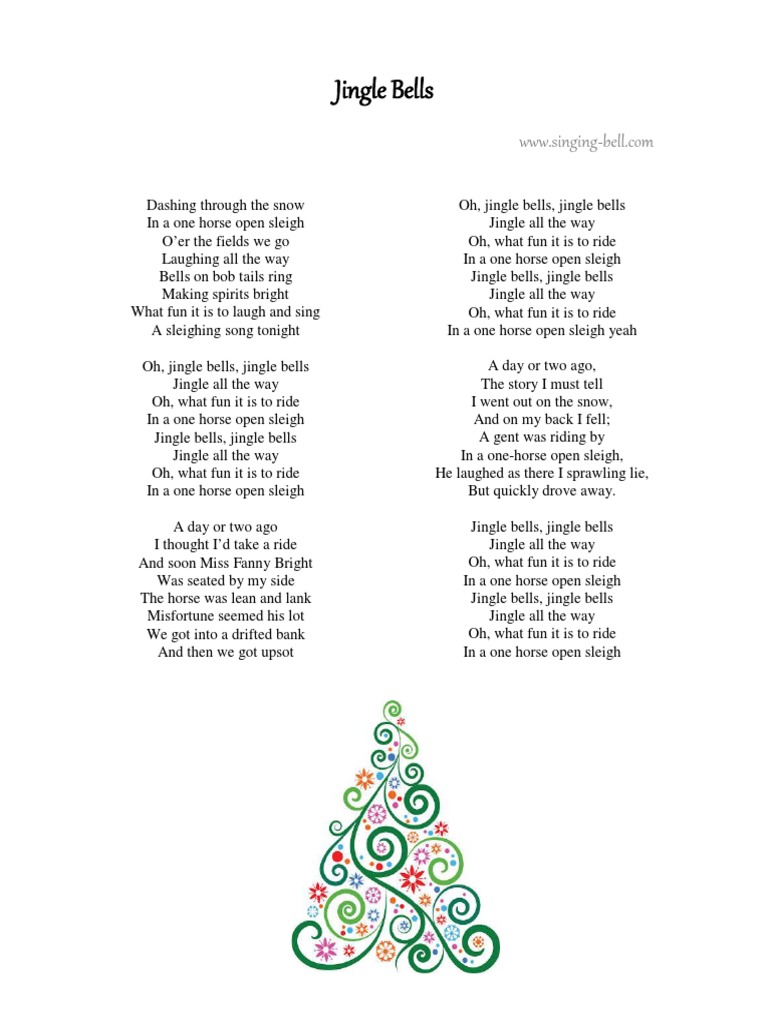 Jingle Bells Lyrics | PDF