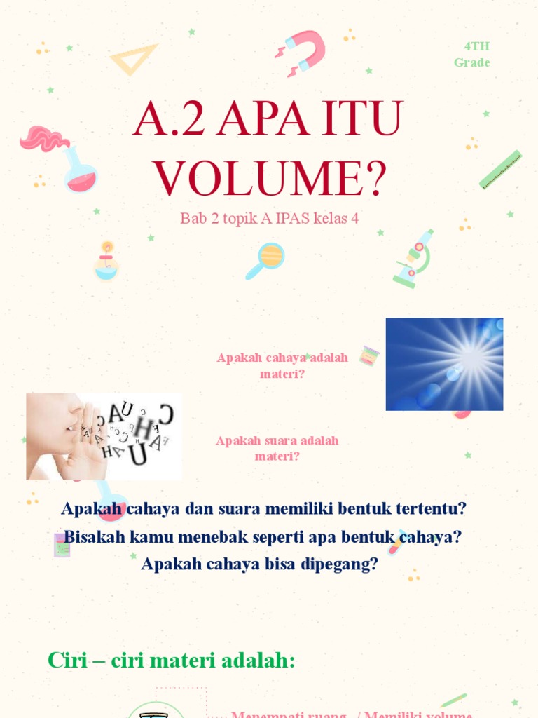 Bab 2 Apa Itu Volume Topik A.2 | PDF