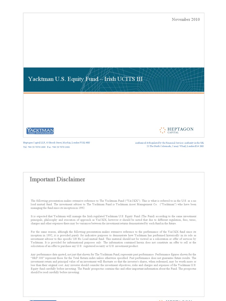 Yacktman | PDF | Finance & Money Management